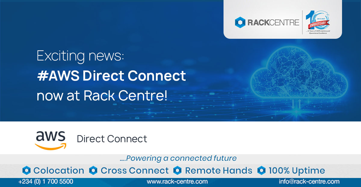 Exciting news: #AWS Direct Connect Now at Rack Centre! - Rack Centre
